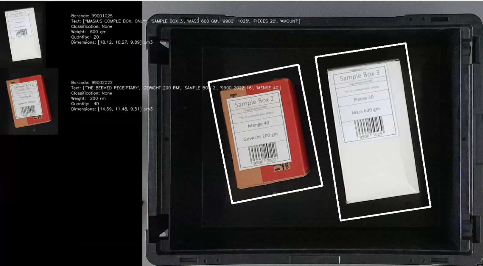 Detection on Conveyor Belt - Logivations